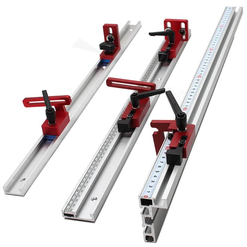 Levoite™ T-track Stop T-Slot Limiter Aluminium Miter Track Fence Flip ...