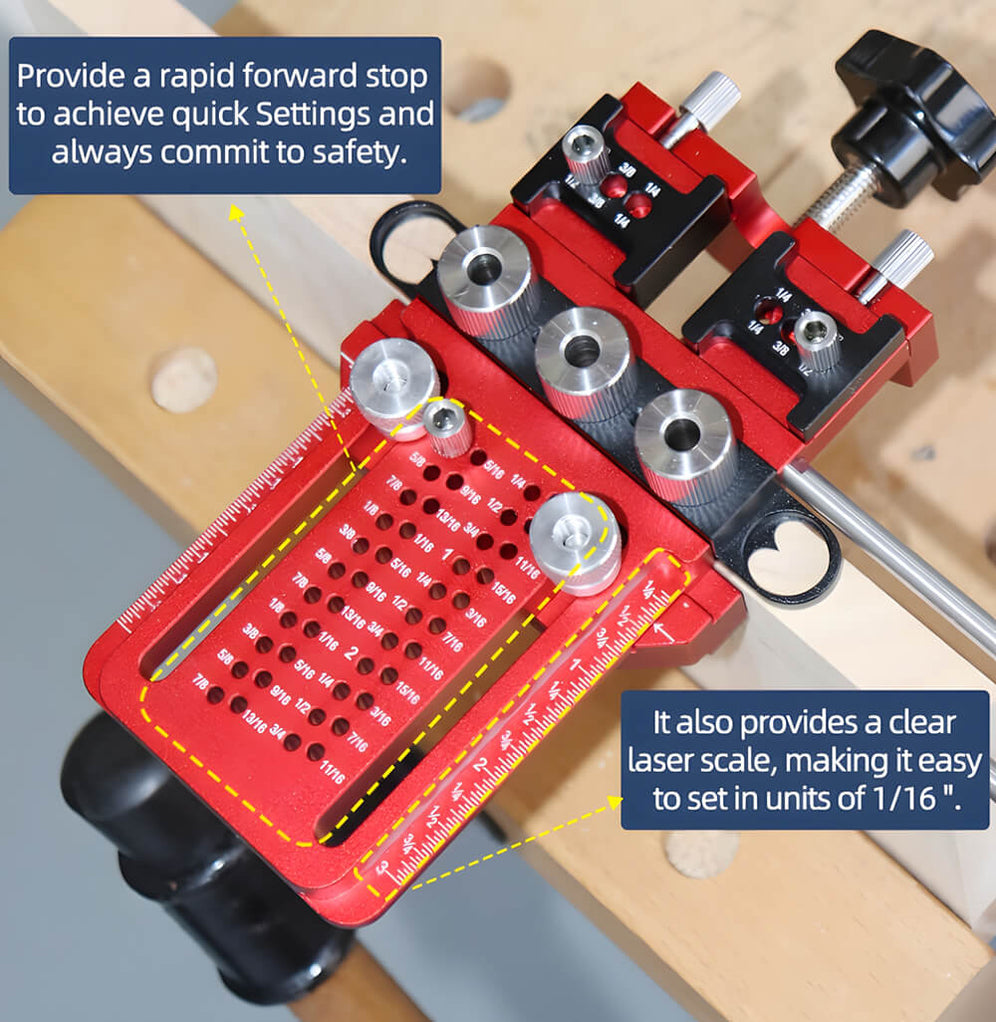 Levoite™ Doweling Jig Kit with Extension Rods & Pins — levoite