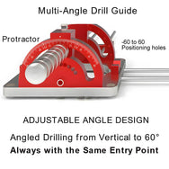 Precision Multi Angle Drill Guide AutoAngle Adjustable Drill Guide ...