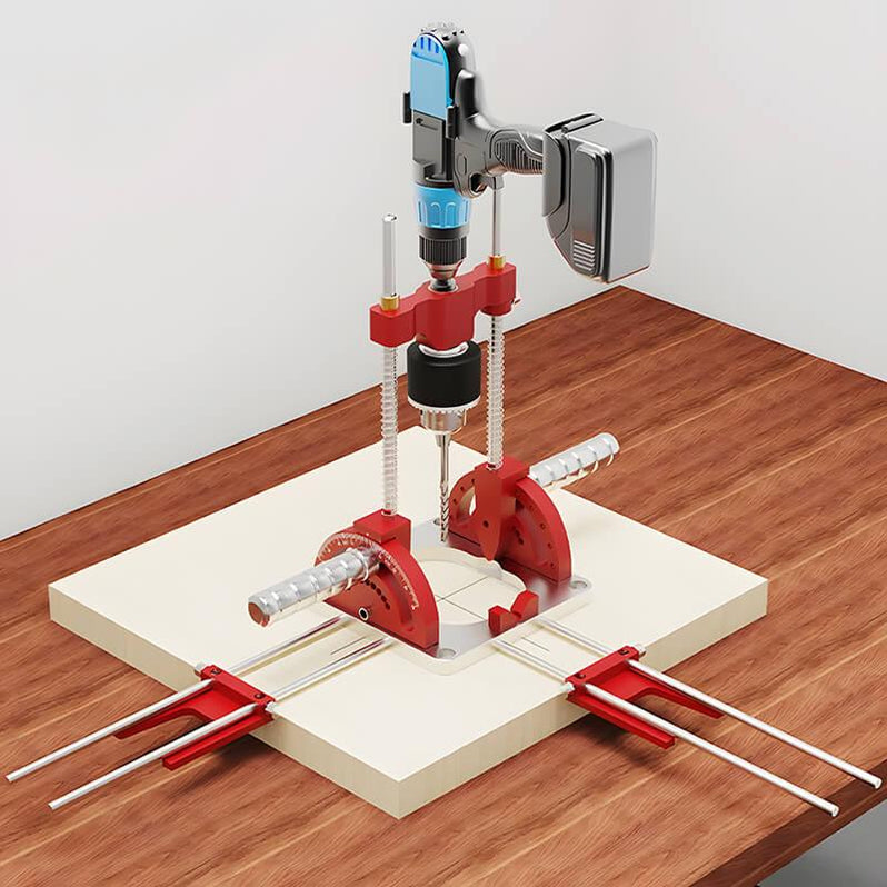 Precision Multi Angle Drill Guide AutoAngle Adjustable Drill Guide ...