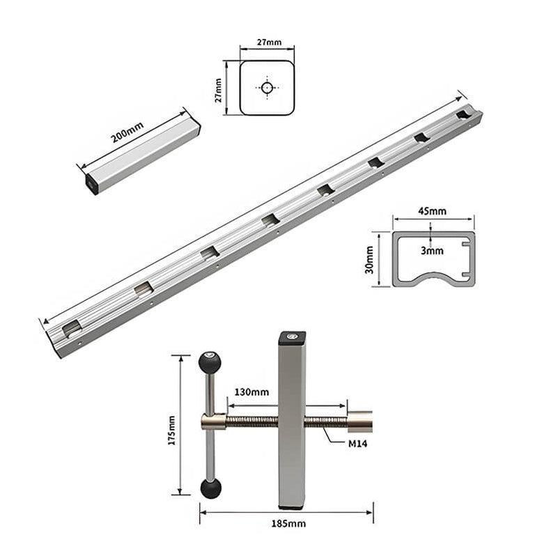 Levoite™ Panel Gluing Clamps, Panel Glue-Up Clamps, Woodworking — levoite