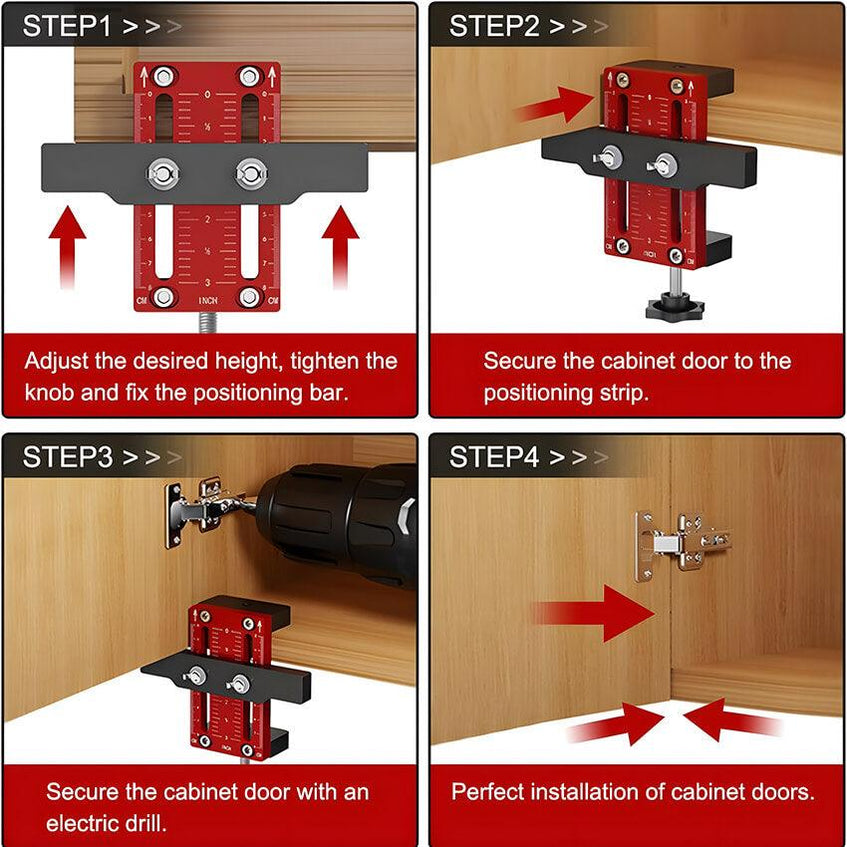Levoite™ Cabinet Door Mounting Jig Installation Tool — levoite