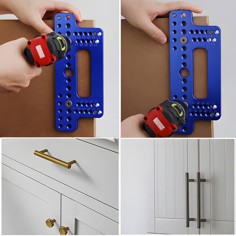 Levoite Precision Cabinet Hardware Template Jig for Handle and Knob ...