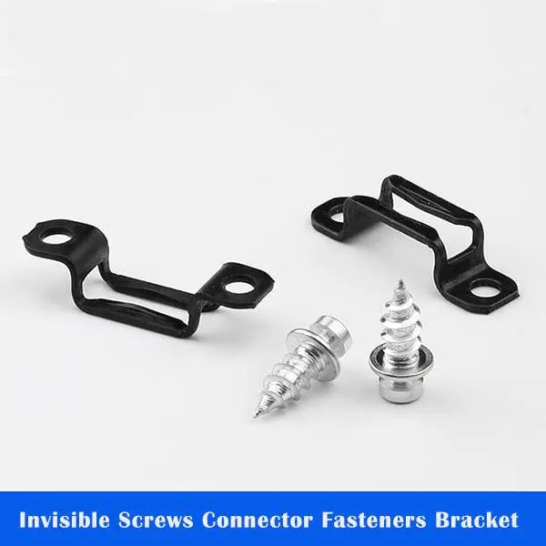 Invisible Screws Connector Fasteners Bracket with Snap-on Screw — levoite