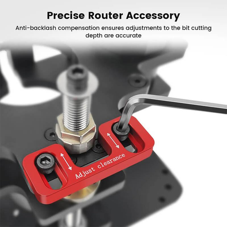 Precision Router Lift for Router Table Set Up Lift with Router Plate ...